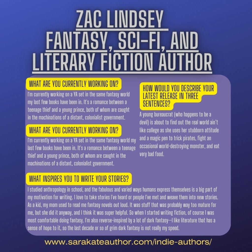 Indie Author Interview Features – SARA KATE AUTHOR